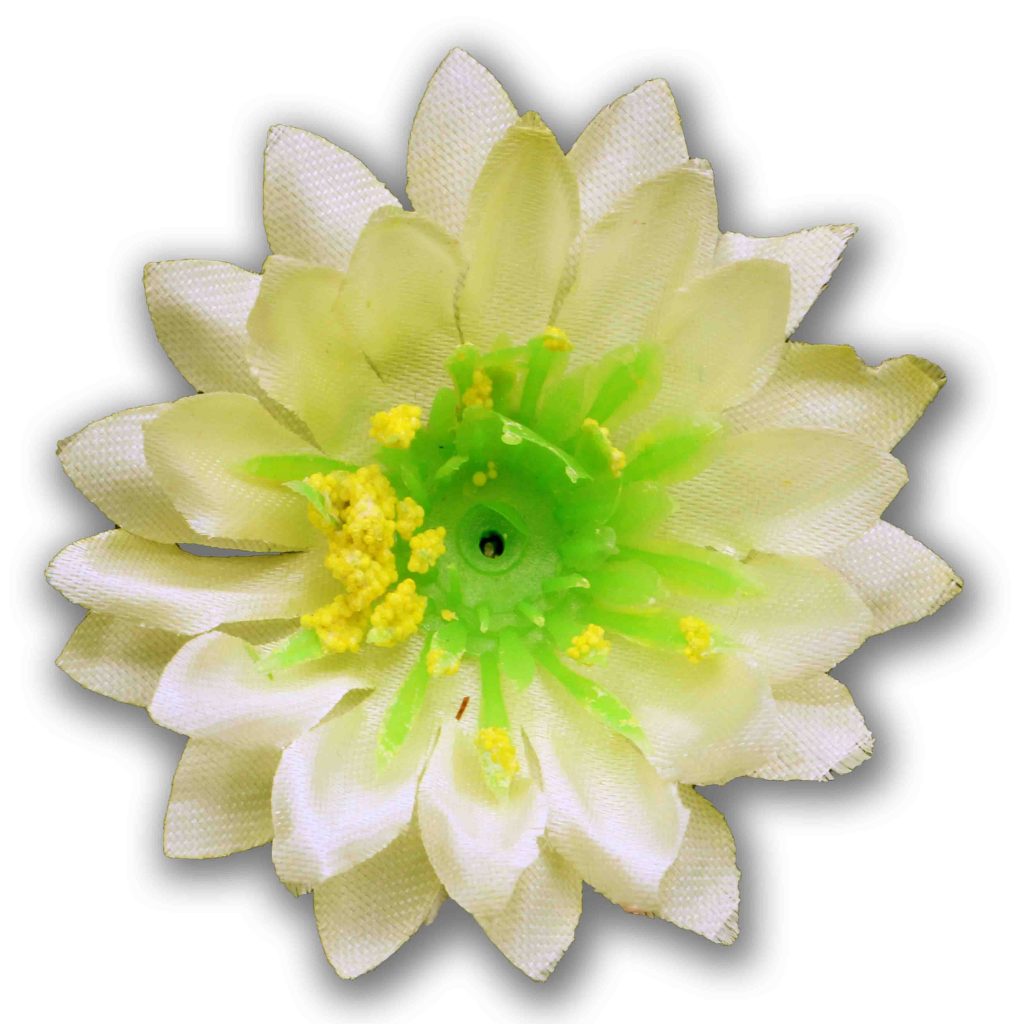 Floare artificiala mica cod FM1 crem, 6cm – Totul pentru funerare